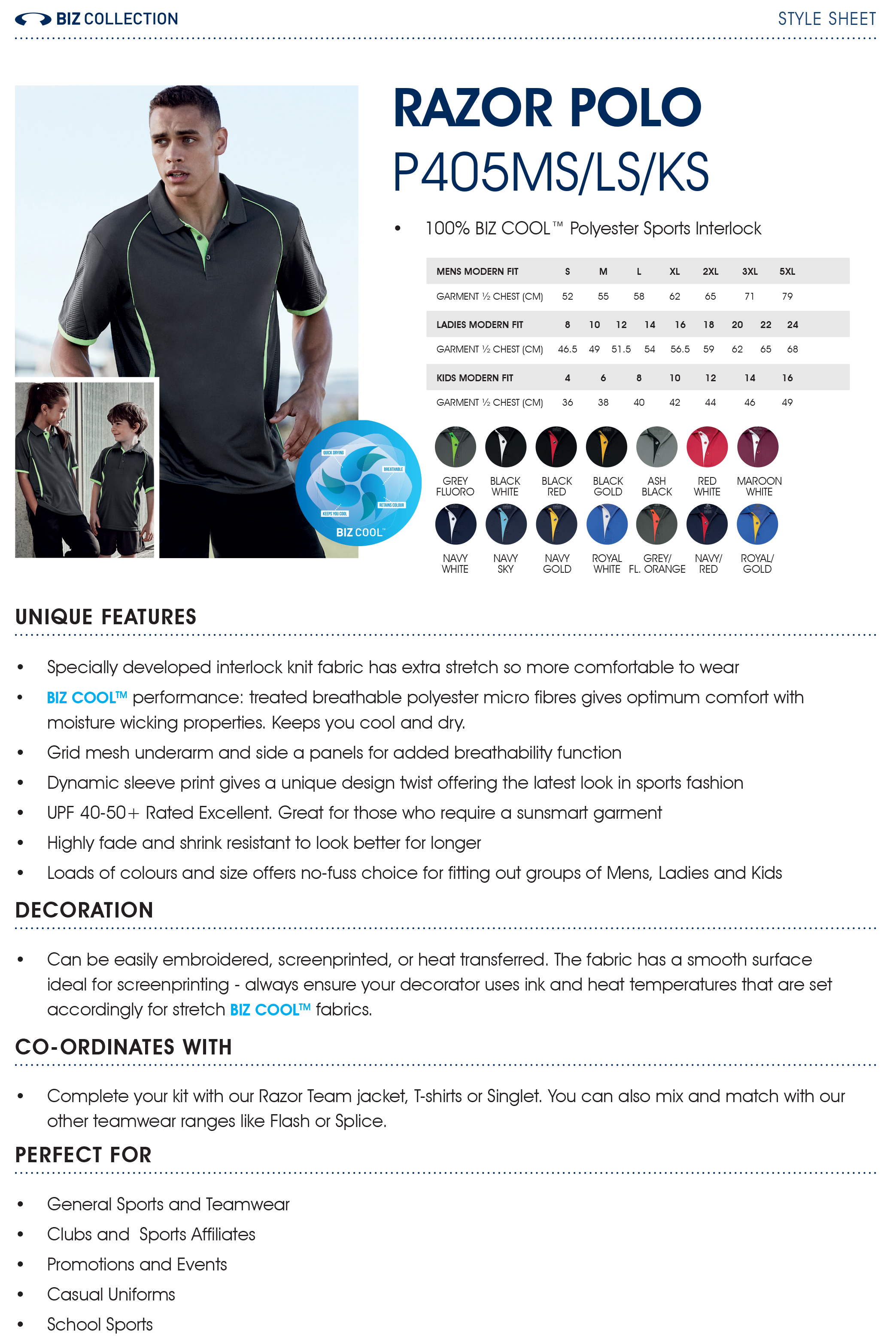 Razor Polo - Men's – The Logo Lady